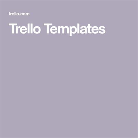 Trello Templates Trello Templates Templates Earth Science