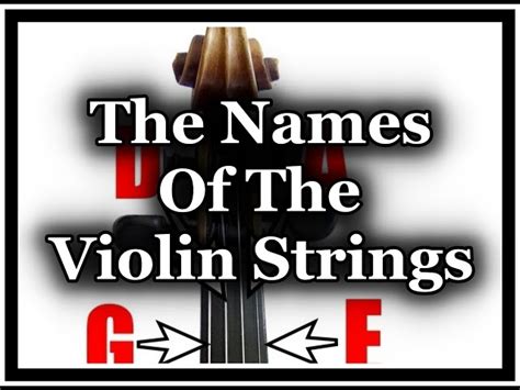 Violin String Names Violin String Names