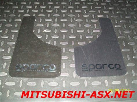 Установка брызговиков Sparco - Авто клуб Mitsubishi ASX | Мицубиси АСХ ...