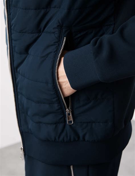 Cotton Rich Zip Up Hooded Jacket With Stormwear™ Autograph Mands