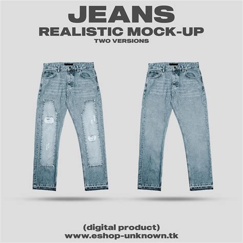 streetwear jeans mockup :: Behance