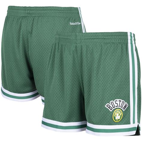Womens Mitchell And Ness Kelly Green Boston Celtics Jump Shot Shorts