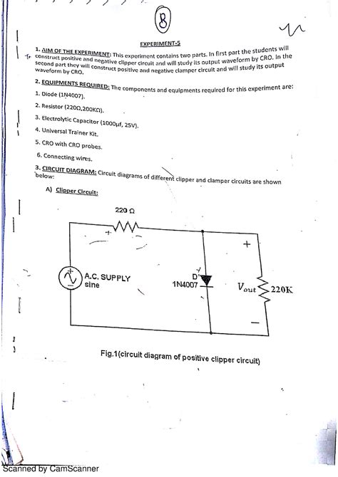 Exp Basic Electrical Lab Manual For Experiment No Basic Electronics Studocu
