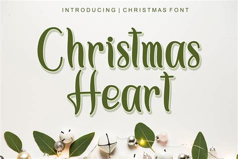 christmas heart script font free download creativetacos