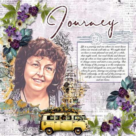Embrace The Journey Page Kit By Carolw Designs