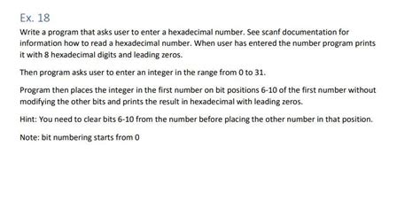 ex 18 write a program that asks user to enter a