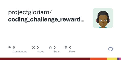Github Projectgloriamcodingchallengerewardsystem