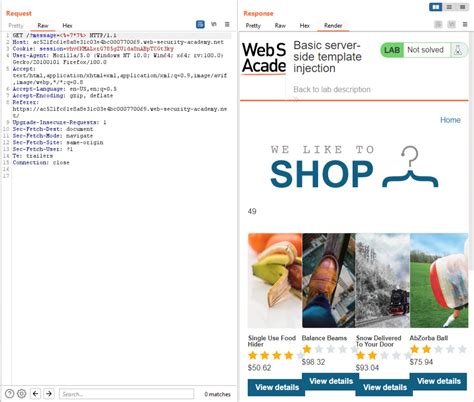 Writeup Basic Server Side Template Injection Midnight Cyber Security