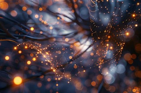 Premium Photo Quantum Computing Concept With Particles Entangled