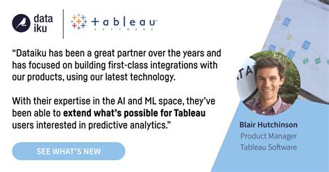Dataiku X Tableau Integration In Action