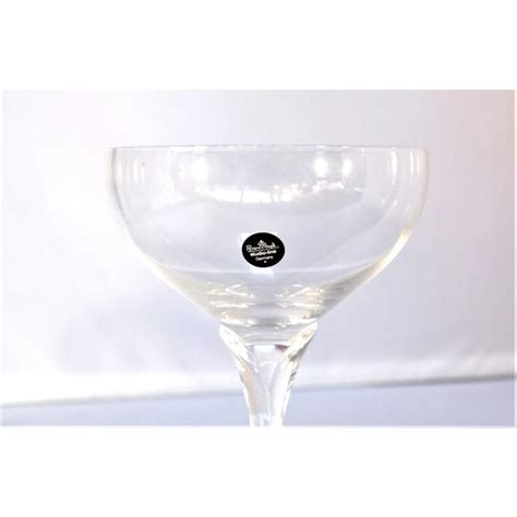 1990s Rosenthal Champagne Coupe Crystal Glasses Set Of 4 Chairish