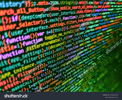 Code Javascript Language On White Background Stock Photo Shutterstock