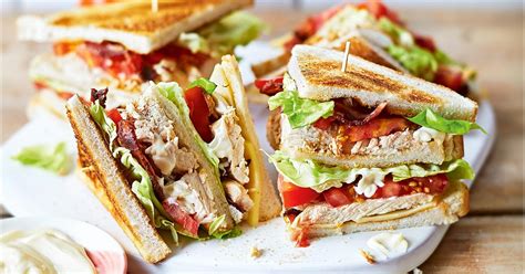 Classic Chicken Club Sandwich Recipe
