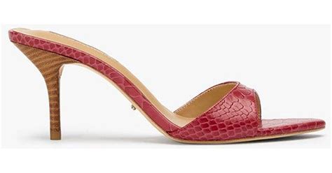 Tony Bianco Hallie Scarlet Python Dress Sandal Lyst
