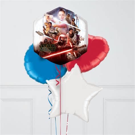 Star Wars Birthday Inflated Foil Balloon Bunch Balloonfactoryie