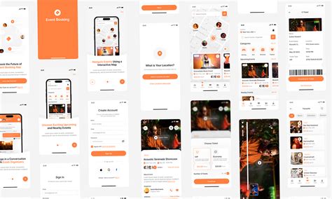 Event Booking App Design Key Features Event Booking App Figma Ui