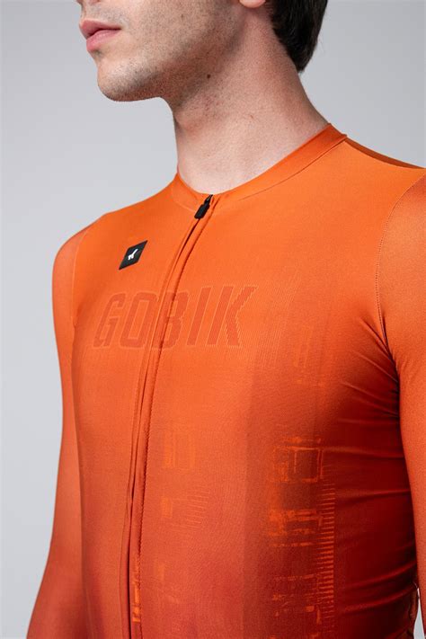Maillot Manga Larga Cx Pro 30 Unisex Burnt Orange Pedalar