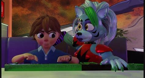 Roxy And Gregory Fnaf Drawings Fnaf Anime