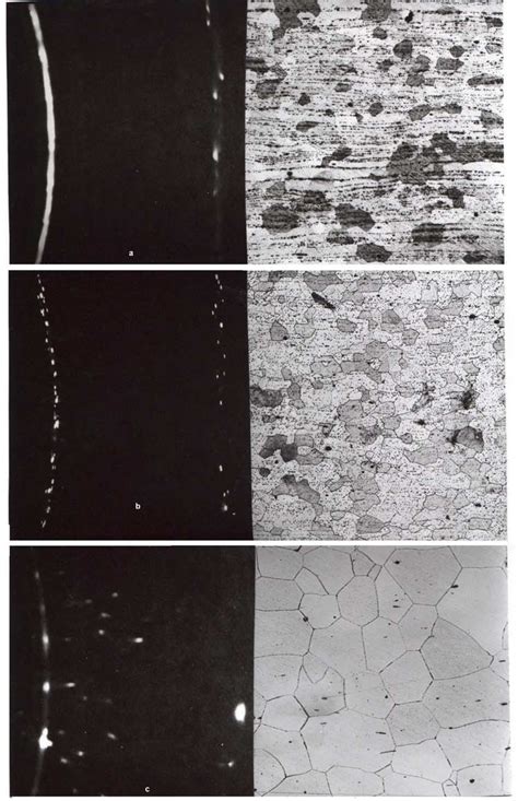 Effect Of Recrystallization Annealing On The Microstructure 100x And Download Scientific