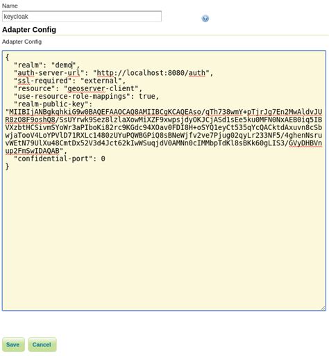 Authentication With Keycloak — Geoserver 220x User Manual