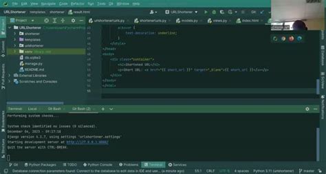 omondi jeff on linkedin codealpha url shortner in python django 😄 😎