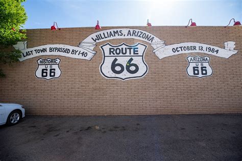 Williams Historic Route 66 Car Show Route 66 Road Map