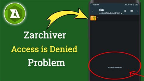 how to fix zarchiver access denied 2024 access denied zarchiver youtube