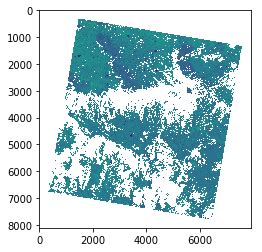 Python Reproject Masked Array With Rasterio Geographic Information Systems Stack Exchange