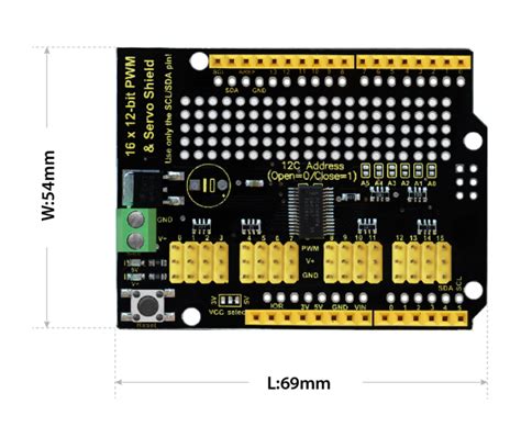 Ks Keyestudio Channel Servo Motor Drive Shield Keyestudio Wiki