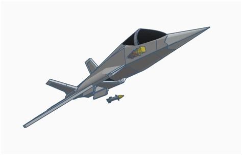 Fighter Jet Concept I Developed R Tinkercad