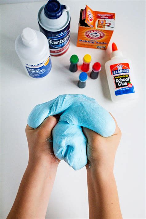 Slime Recipe With Glue And Contact Solution Shaving Cream Deporecipe Co