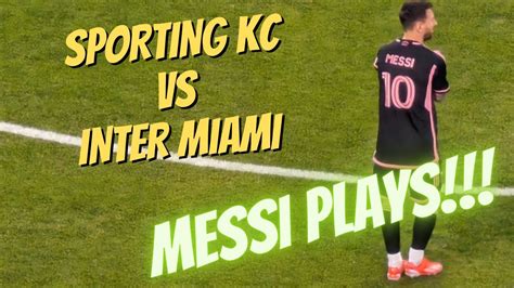 Watching Sporting Kc Vs Inter Miami And Messi Plays Shot On Pixel 8