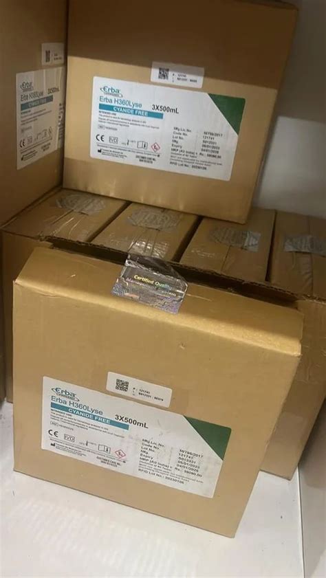 Erba 24 Parameter Automated Hematology Analyzer 3 Part For Laboratory Model Name Number