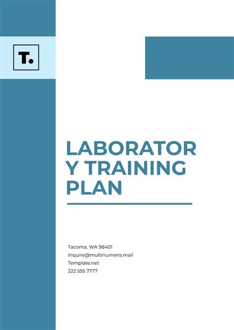 Free Laboratory Training Plan Template To Edit Online