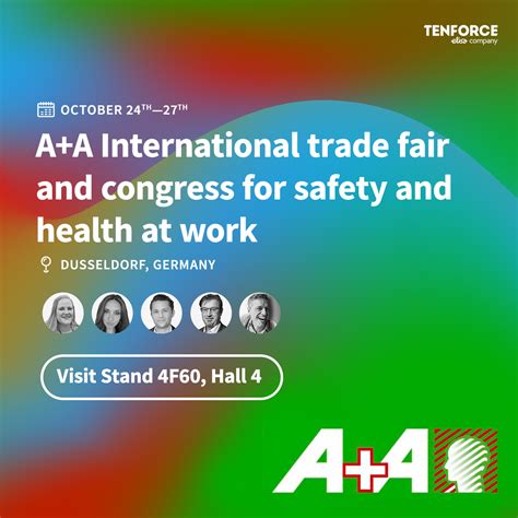 Meet Tenforce The A A 2023 Trade Fair And Congress In Düsseldorf Germany