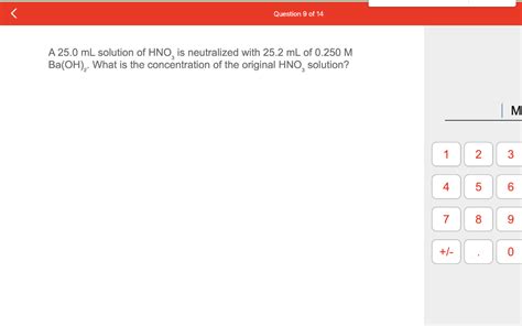 Solved A 25.0 mL solution of HNO3 is neutralized with 25.2 | Chegg.com