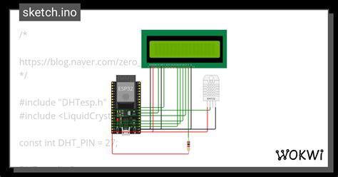 Outputlcdtemphumidity Wokwi Esp32 Stm32 Arduino Simulator