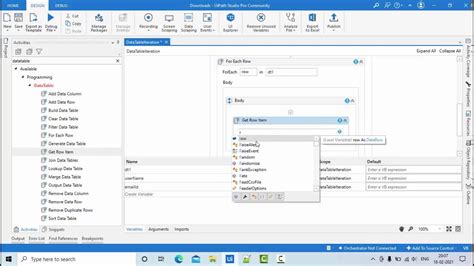 Uipath Tutorials Iterate Over Datatable Datatable Foreach Loop
