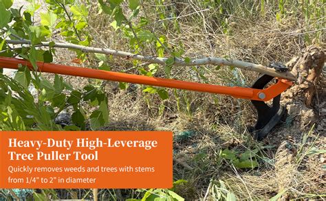 Cgenwdch Large Size Sapling Puller Fully Uproots Woody