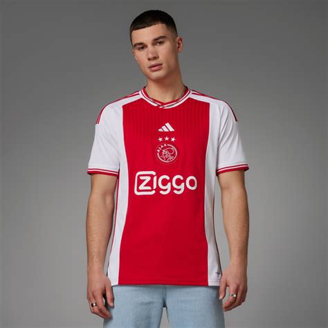 Adidas Mens Soccer Ajax Amsterdam 2324 Home Jersey White Free