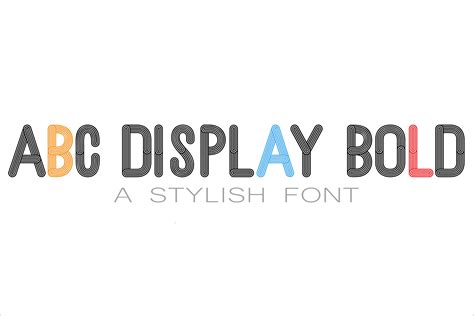 Abc Display Bold Font By Mistydesigns · Creative Fabrica Abc Display Bold Font By Mistydesigns · Creative Fabrica