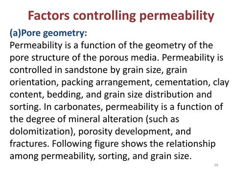 The Reservoir Rock Porosity And Permeability Pptx
