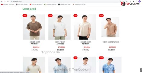 Code Website Bán Hàng Thời Trang Quần áo Bằng Nodejs Frameword