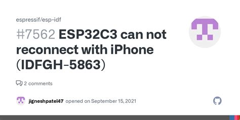 ESP C Can Not Reconnect With IPhone IDFGH Issue Espressif Esp Idf GitHub