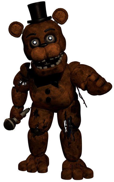 Withered Freddy Render By Firebear101 On Deviantart