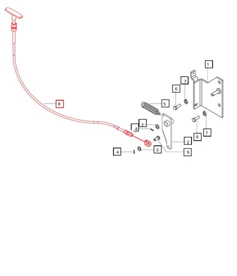 Alt E Hand Brake Cable Assy Statista Tractor Parts