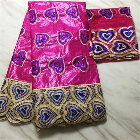 2019 Bazin Fabric With Beads Senegal New Design Bazan Embroidery