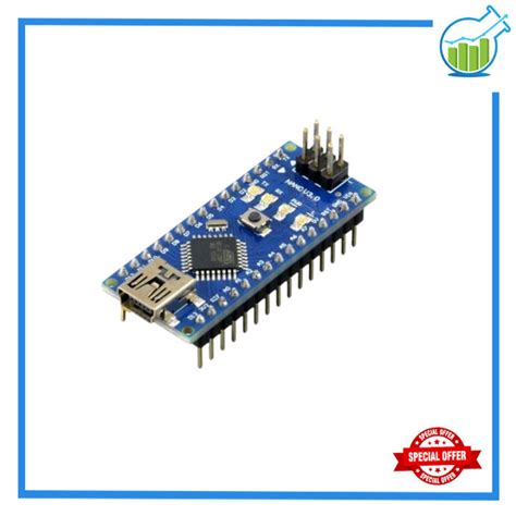 Arduino Nano V30 Mini Usb Atmega328p Ch340g 5v 16m Micro Controller