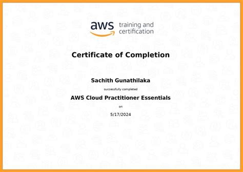 Completed Aws Cloud Practitioner Essentials Sachith Gunathilaka Posted On The Topic Linkedin