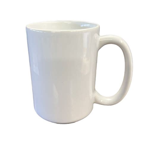 15 Ounce Custom Coffee Mug Solid White Fdmugs
